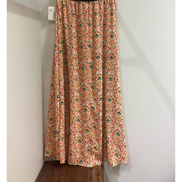LuLaRoe | Skirts | New Lularoe Lucy Maxi Skirt In Orange | Poshmark
